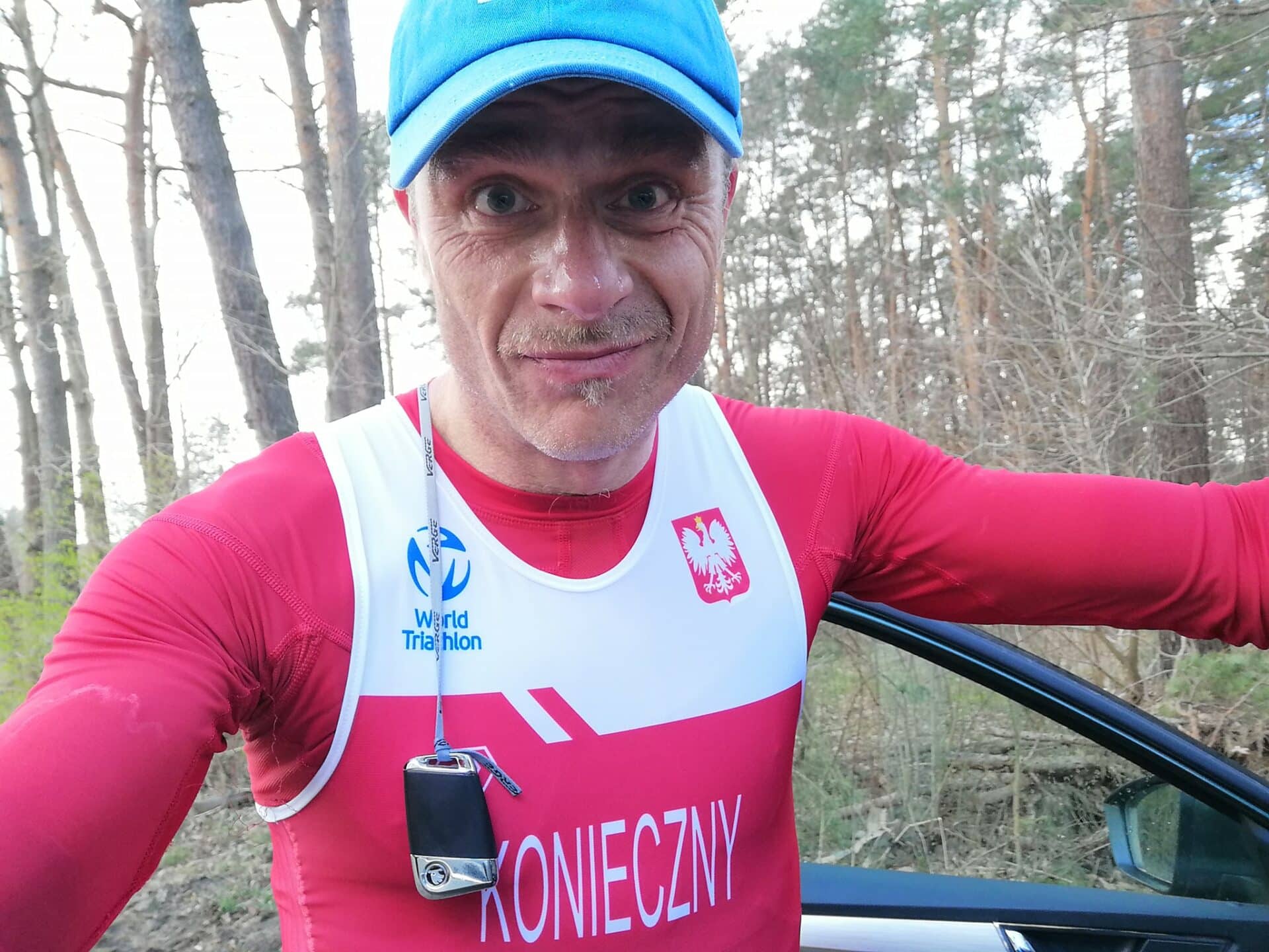 Marcin Konieczny spod Olsztyna wicemistrzem świata w triathlonie Ironman