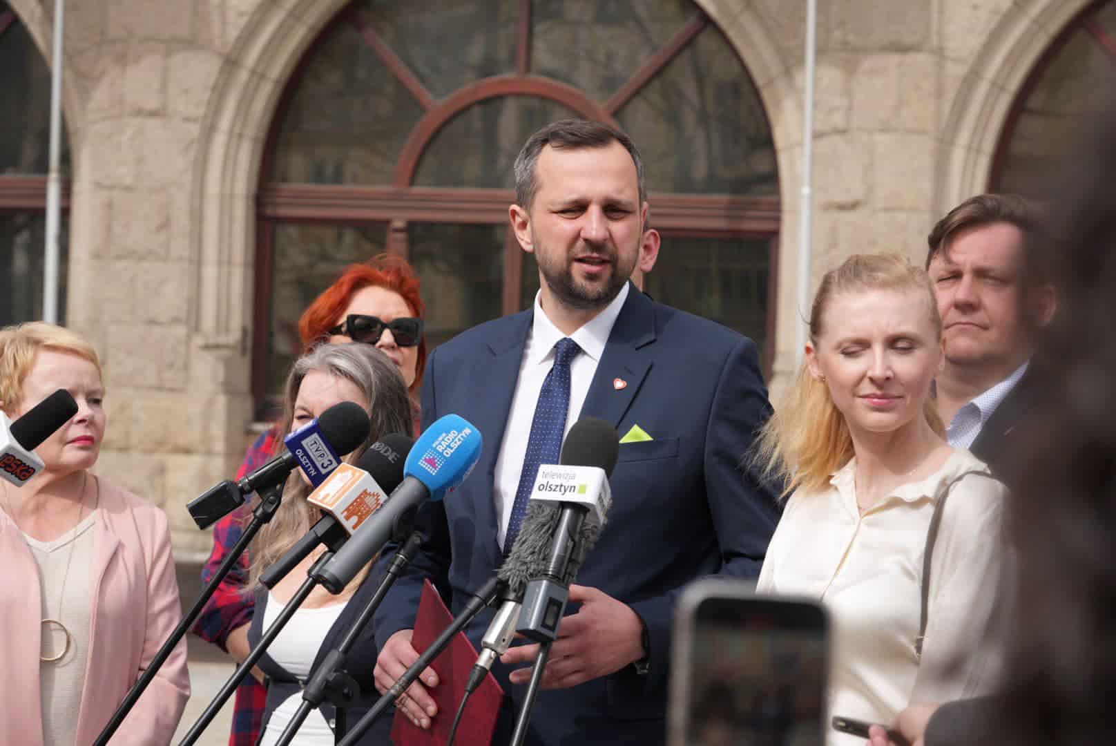 Robert Szewczyk wyraził podziękowania dla mieszkańców Olsztyna za ...
