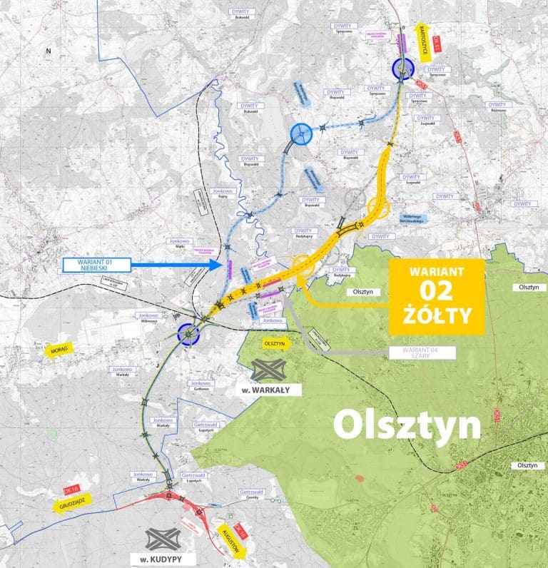 Północna obwodnica Olsztyna – uzgodniono najlepszy wariant trasy ...
